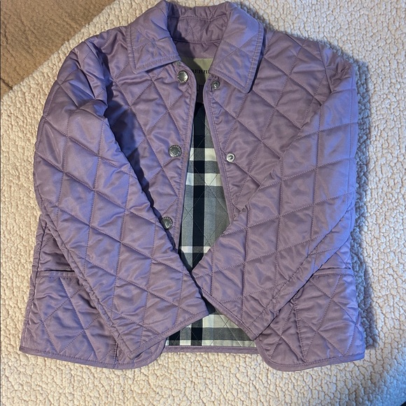 Burberry | Jackets & Coats | Burberry Lilac Quilted Jacket | Poshmark